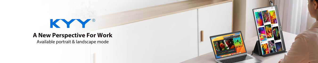 KYY | Portable Monitors for Laptop, 4K & Triple Monitor