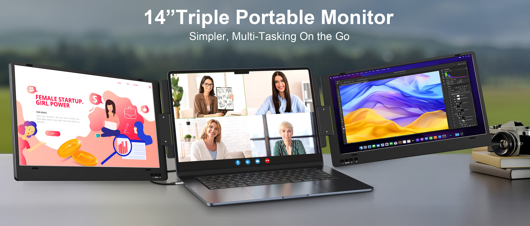 KYY | Portable Monitors for Laptop, 4K & Triple Monitor