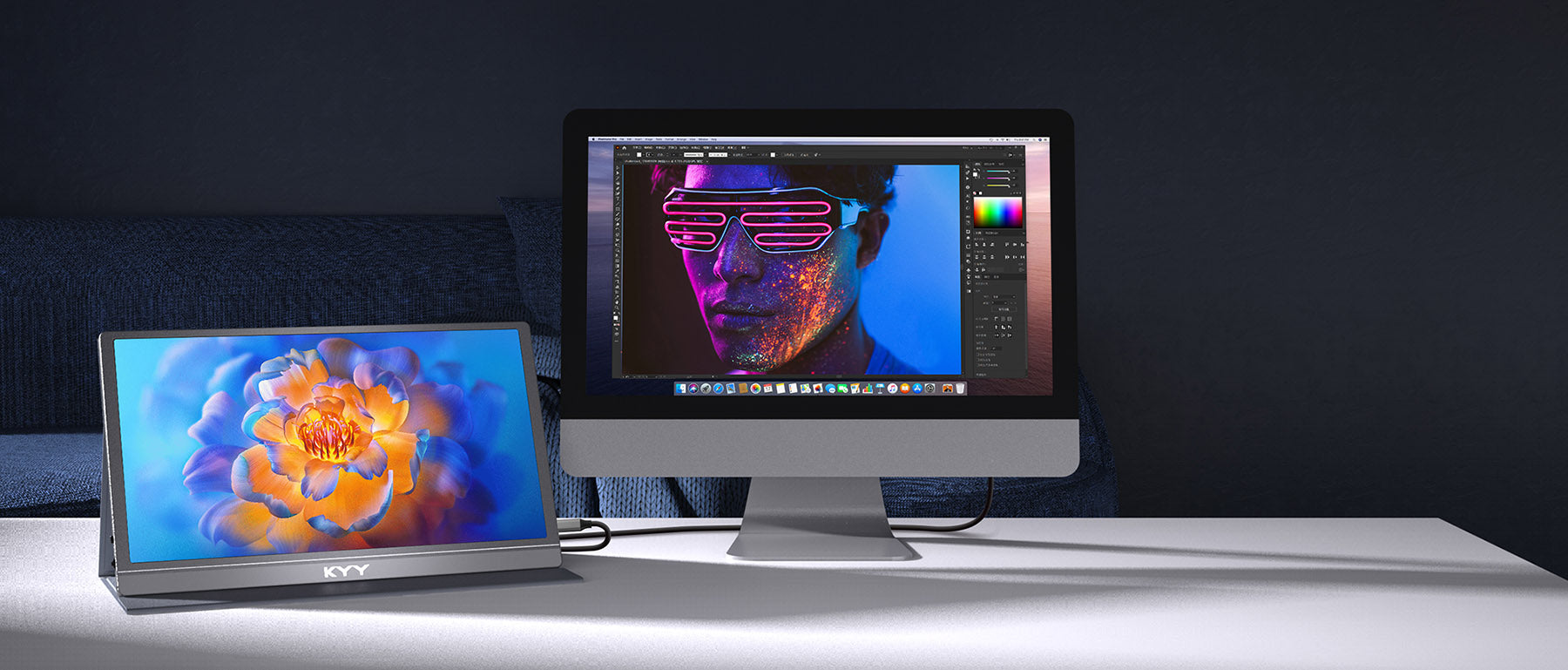 KYY | Portable Monitors for Laptop, 4K & Triple Monitor